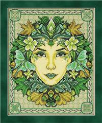 "Green Goddess" | Cross Stitch Pattern