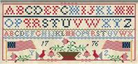 "1776 Sampling" | Cross Stitch Pattern