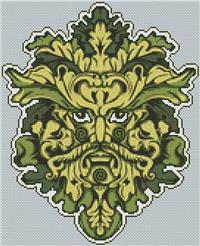 "Greenman" | Cross Stitch Pattern