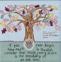 "Oak Tree" | Cross Stitch Kit