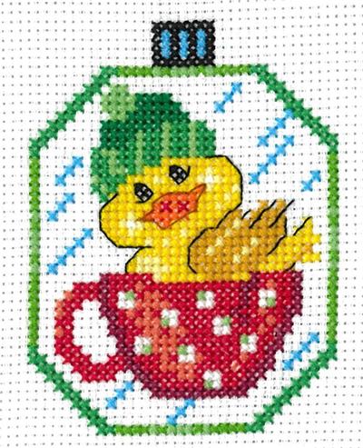 "Quacky Christmas Ornament" | Cross Stitch Pattern