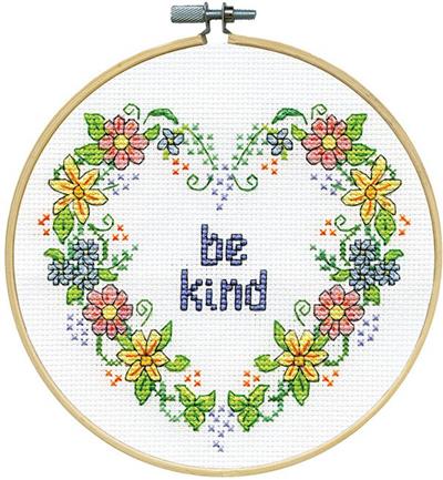 Be Kind | Cross Stitch Kit at Everything Cross Stitch