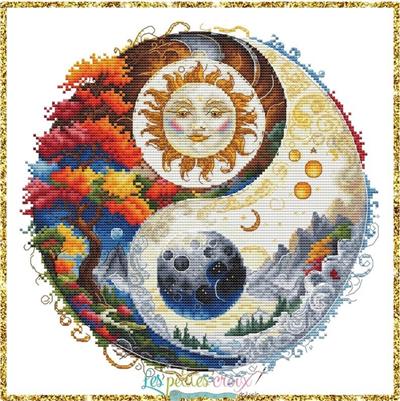 Yin and Yang | Cross Stitch Pattern at Everything Cross Stitch