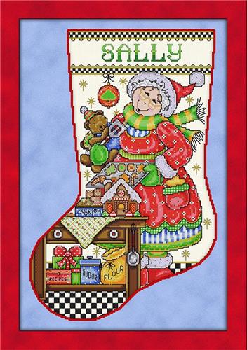 "Mrs. Claus Stocking" | Cross Stitch Pattern