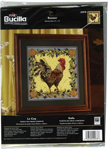 Rooster (cross stitch kit)