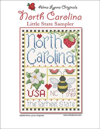 "North Carolina Little State Sampler" by Alma Lynne Designs