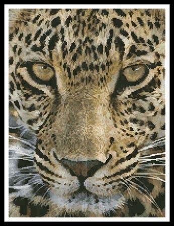 "Leopard Close Up" by Artecy Cross Stitch