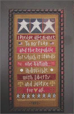 "Sadie Stuart-I Pledge Allegiance" by Samsarah Design Studio