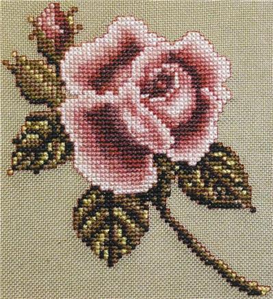 "English Rosebud" by Cross-Point Designs