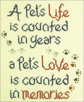 "Pet Memories" by Stitchworks, The
