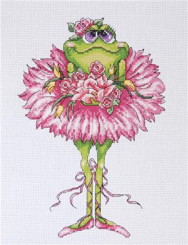 Frog Bouquet (cross stitch kit)
