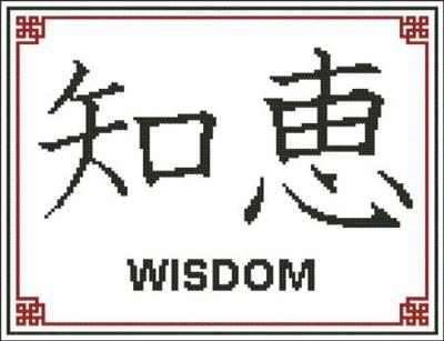 Chinese Symbols For Serenity Courage And Wisdom