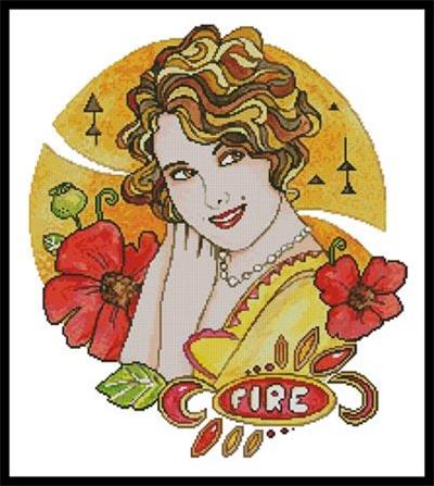 "Fire" by Artecy Cross Stitch