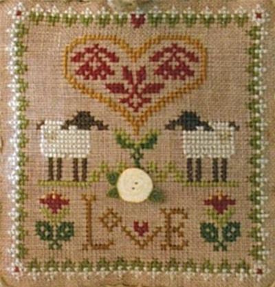 "Little Sheep Virtues 2 - Love" by Little House Needleworks