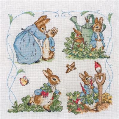 Peter Rabbit A Day In The Life (cross stitch kit)