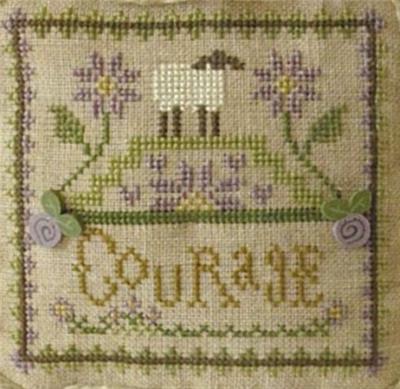 "Little Sheep Virtues 4 - Courage" by Little House Needleworks