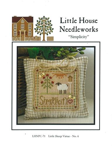 "Little Sheep Virtues 6 - Simplicity" by Little House Needleworks