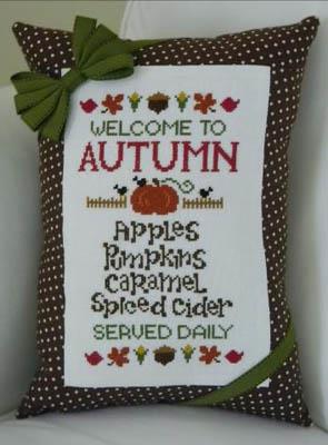 "Welcome To Autumn" | Cross Stitch Pattern