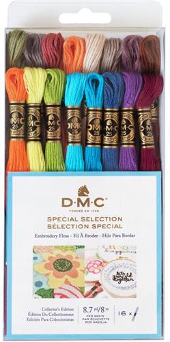 DMC Floss Pack 16/pkg - Special Selection | Cross Stitch Item
