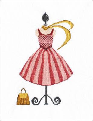 "My Pink Dress" | Cross Stitch Pattern