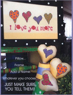 "I Love You More" | Cross Stitch Pattern