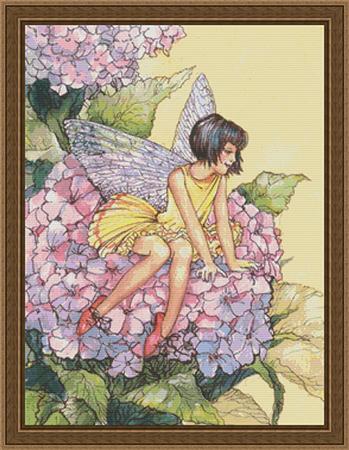 "Flower Fairy Cross Stitch Pattern"