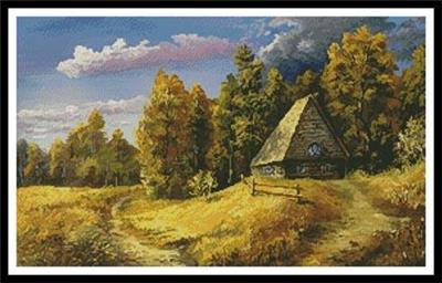 "Farm in the Autumn" | Cross Stitch Pattern