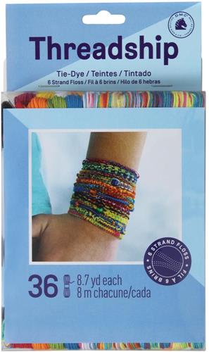 Prism Floss Pack 36/Pkg - Tie-Dye | Cross Stitch Item