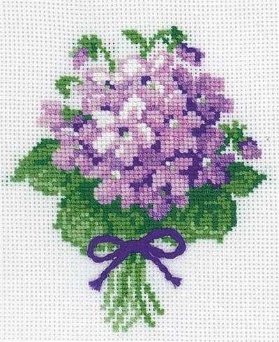 "Violets" | Cross Stitch Kit