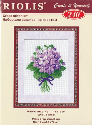 "Violets" | Cross Stitch Kit