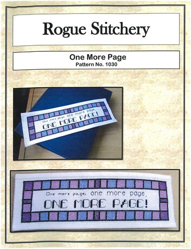 "One More Page" | Cross Stitch Pattern