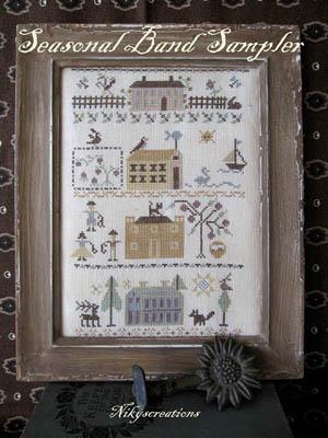 "Seasonal Band Sampler" | Cross Stitch Pattern