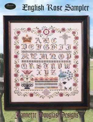 "English Rose Sampler" | Cross Stitch Pattern
