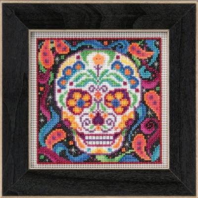 Sugar Skull | Cross Stitch Kit at Everything Cross Stitch
