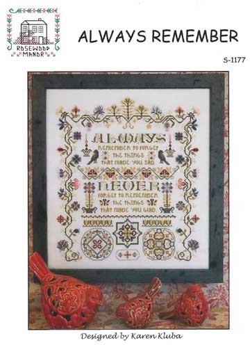 "Always Remember" | Cross Stitch Pattern