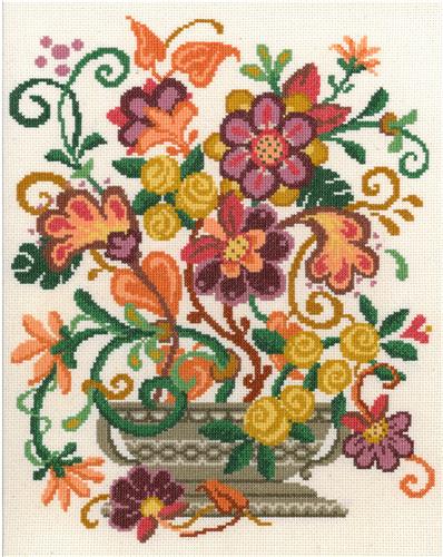 "Fantasy Blooms" | Cross Stitch Kit