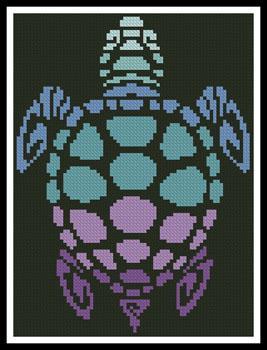 "Mini Sea Turtle" | Cross Stitch Pattern