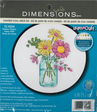 "Summer Flowers" | Cross Stitch Kit