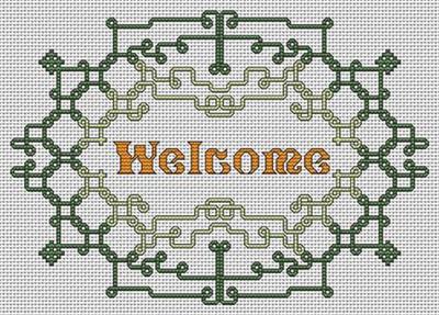 "Lacey Welcome" | Cross Stitch Pattern