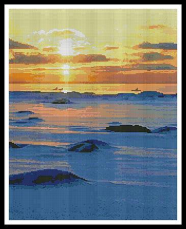 "Sunset" | Cross Stitch Pattern