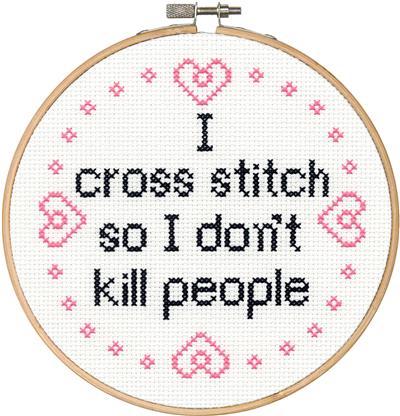 "I Cross Stitch" | Cross Stitch Kit