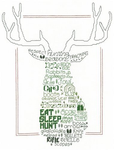 "Let's Hunt" | Cross Stitch Pattern