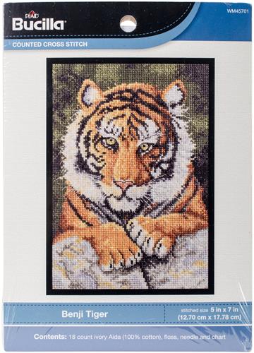 "Benji Tiger" | Cross Stitch Kit