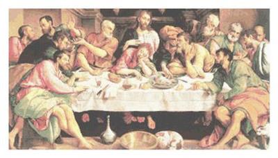 "The Last Supper by Jacopo Bassano"