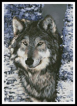 "Grey Wolf" | Cross Stitch Pattern