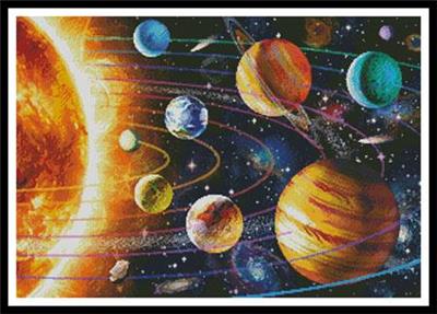 "New Solar System" | Cross Stitch Pattern