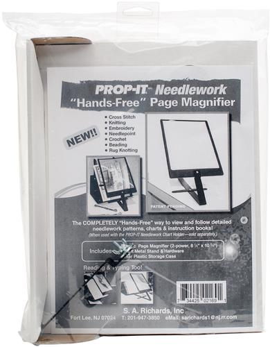 PROP-IT Hands-Free Page Magnifier & Stand | Cross Stitch Item