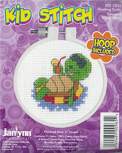 "Floating Turtle" | Cross Stitch Kit