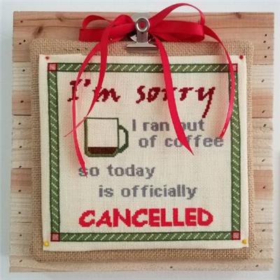 "I'm Sorry" | Cross Stitch Pattern