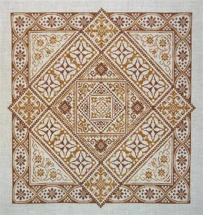 "Shades of Gold" | Cross Stitch Pattern